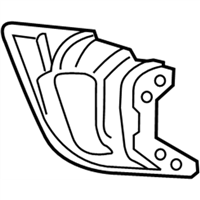 68335608AB - Genuine Mopar BRACKET-REAR BUMPER