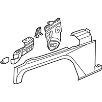 68281947AB - Genuine Mopar PANEL-FENDER