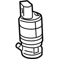 68081805AA - Genuine Mopar PUMP-WASHER, HEADLAMP
