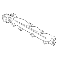 5045486AA - Genuine Mopar Exhaust Manifold