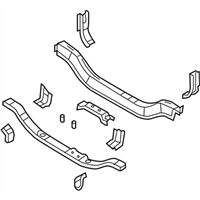 5115402AH - Genuine Mopar CROSSMEMBER-Front Side Rail