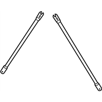 5156112AA - Genuine Mopar Radiator Crossmember Brace