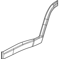 5UP26RXFAB - Genuine Mopar Molding-Rear Door