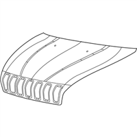 68103664AC - Genuine Mopar Hood Panel