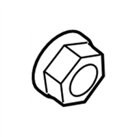 6505316AA - Genuine Mopar NUT-HEXAGON FLANGE LOCK