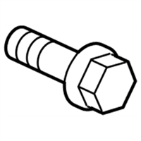 6510140AA - Genuine Mopar BOLT-HEXAGON FLANGE HEAD