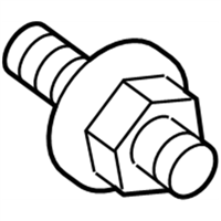 6510141AA - Genuine Mopar Stud-Double Ended