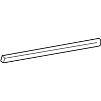 55112377AI - Genuine Mopar WEATHERSTRIP-Front Door Belt Outer