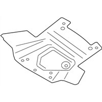 68214815AA - Genuine Mopar BELLY PAN-FRONT