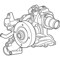 68346912AA - Genuine Mopar Water Pump