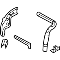 68079655AH - Genuine Mopar REINFMNT-Fender