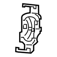 56046617AA - Genuine Mopar CLIP-SENSOR