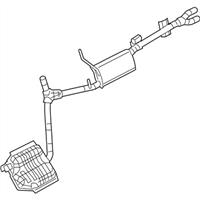 4578954AH - Genuine Mopar Exhaust Muffler And Resonator