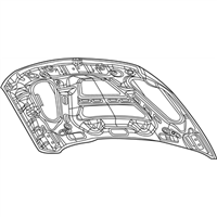 68160234AD - Genuine Mopar Hood Panel