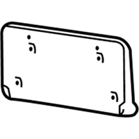 68277137AA - Genuine Mopar Bracket-License Plate