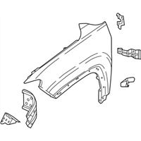 68243851AA - Genuine Mopar Fender