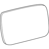 68050296AA - Genuine Mopar Glass-Mirror Replacement