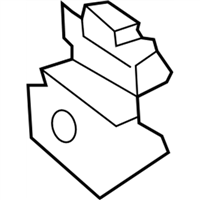 5065532AC - Genuine Mopar BRACKET-HEADLAMP MOUNTING