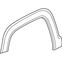 6TB74LXHAA - Genuine Mopar MOLDING-WHEEL FLARE