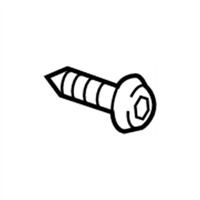 6510827AA - Genuine Mopar SCREW-HEXAGON FLANGE HEAD TAPPING