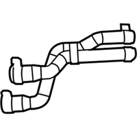 5058262AD - Genuine Mopar Hose-Heater Supply And Return