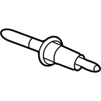 6509863AA - Genuine Mopar STUD-DOUBLE ENDED