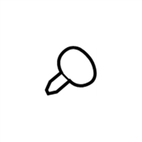 6510139AA - Genuine Mopar PUSH PIN