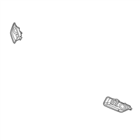 68271564AA - Genuine Mopar BEZEL-BUMPER