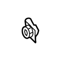 6510185AA - Genuine Mopar NUT-U