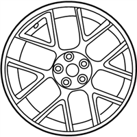 5RN84MALAC - Genuine Mopar Aluminum Wheel
