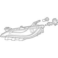 68422068AA - Genuine Mopar Headlamp-Headlamp