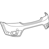 5YB55TZZAB - Genuine Mopar FASCIA-FRONT