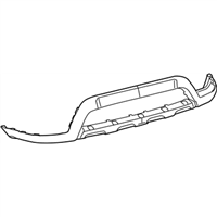 68088688AB - Genuine Mopar Front Lower Bumper Cover