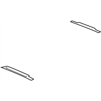 68278786AA - Genuine Mopar Guide-SUNROOF Glass