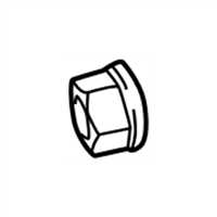 6104716AA - Genuine Mopar Nut