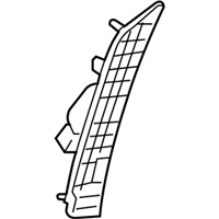 68229425AA - Genuine Mopar Reflector-FASCIA