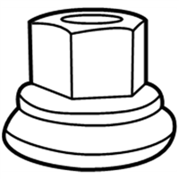 6509424AA - Genuine Mopar Nut-Wheel