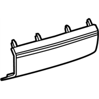 1WD25TZZAE - Genuine Mopar FASCIA-Hitch