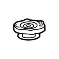 68290247AA - Genuine Mopar Coolant Recovery Bottle Cap