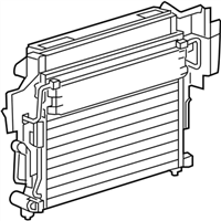 55116928AA - Genuine Mopar COOLER-CONDENSER AND TRANS COOLER