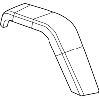 6AD70RXFAH - Genuine Mopar MOLDING-WHEEL FLARE