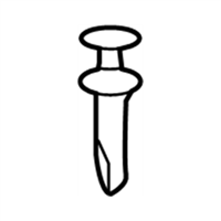 6509135AA - Genuine Mopar Push Pin