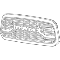 5UQ48SZ0AB - Genuine Mopar Grille-Radiator