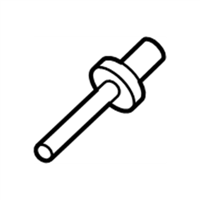 6512211AA - Genuine Mopar Rivet