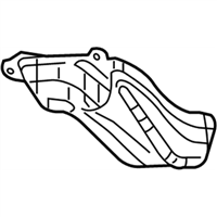 68259742AA - Genuine Mopar AIR DUCT-BRAKE COOLING