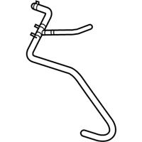 55038123AA - Genuine Mopar Hose-Heater Supply