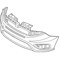 5YH25LXHAA - Genuine Mopar FASCIA-FRONT