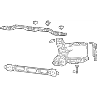 68217752AB - Genuine Mopar PANEL-RADIATOR CLOSURE