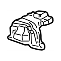 4861271AD - Genuine Mopar SUPPORT-ENGINE MOUNT