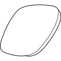 68079363AA - Genuine Mopar Glass-Mirror Replacement